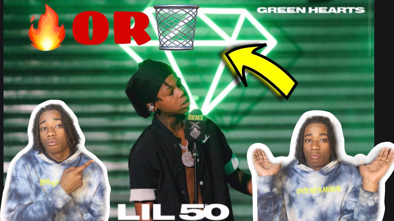 Lil 50 Green Hearts💚/Free WDG (MV Reaction) How Old Is This Kid? 🎶🎵 ...