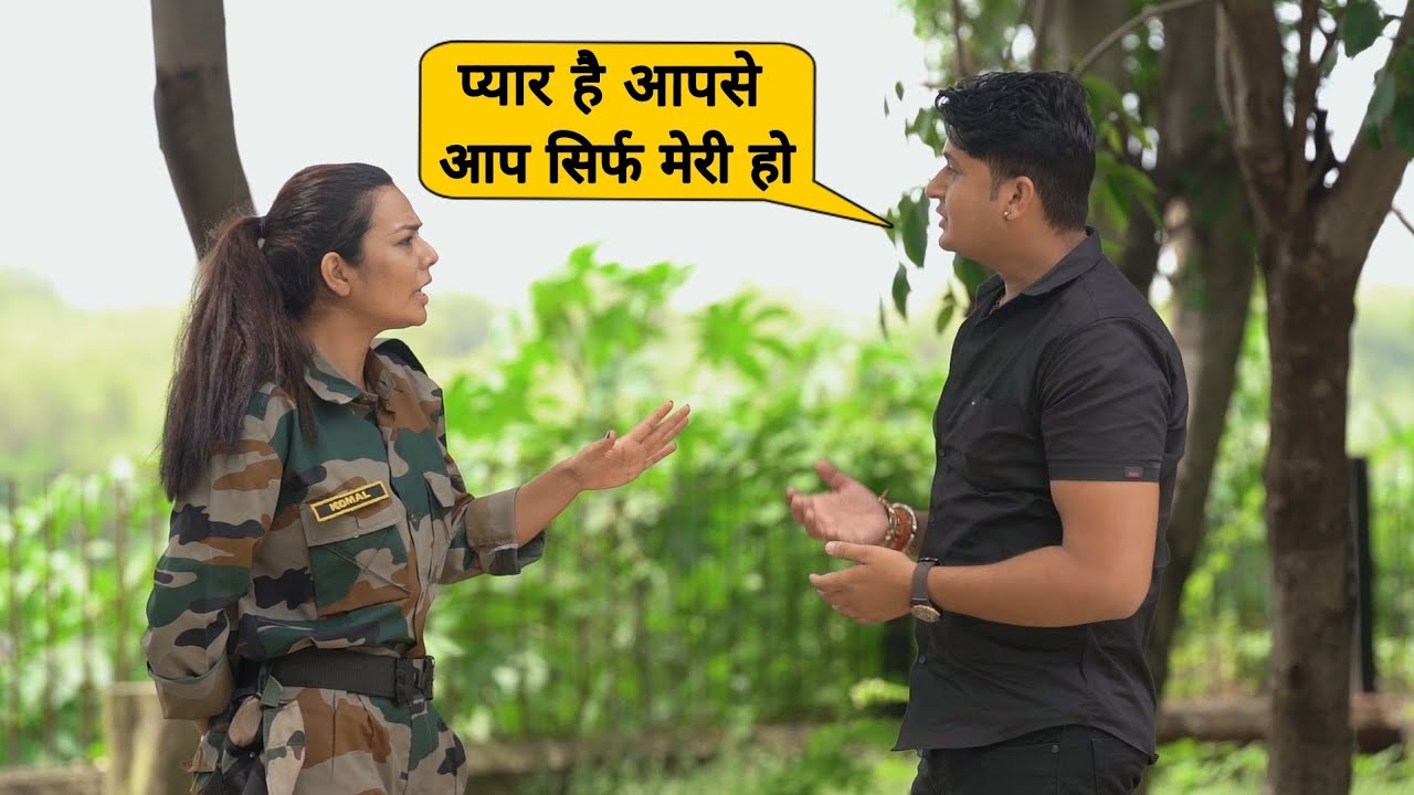 Proposing to lady Army prank || by Sumit Cool Dubey - YouTube