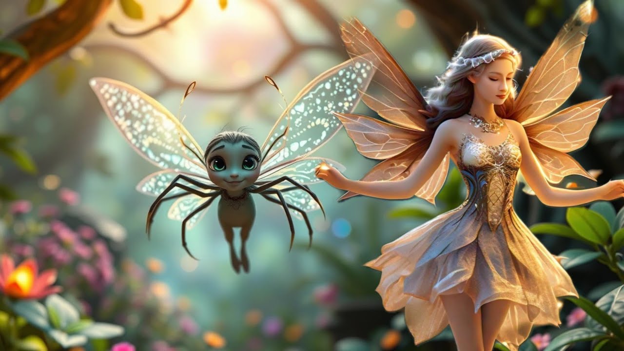 Spider Fairy Falls in Love with Prince! |Cartoon for kids |Princess ...