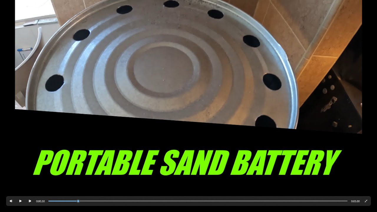 Portable Sand Battery Update Part-16 - YouTube