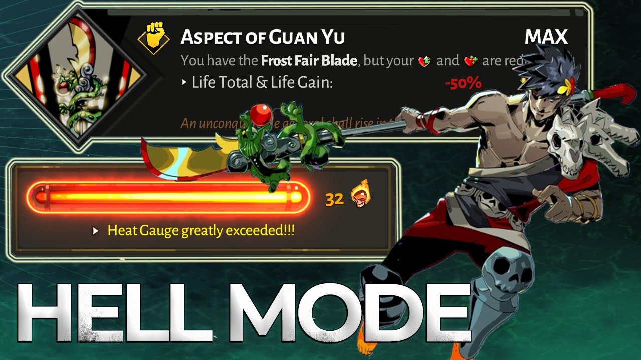 Hades Hell Mode 32 Heat Guan Yu Spear Run (Artemis Special) - YouTube