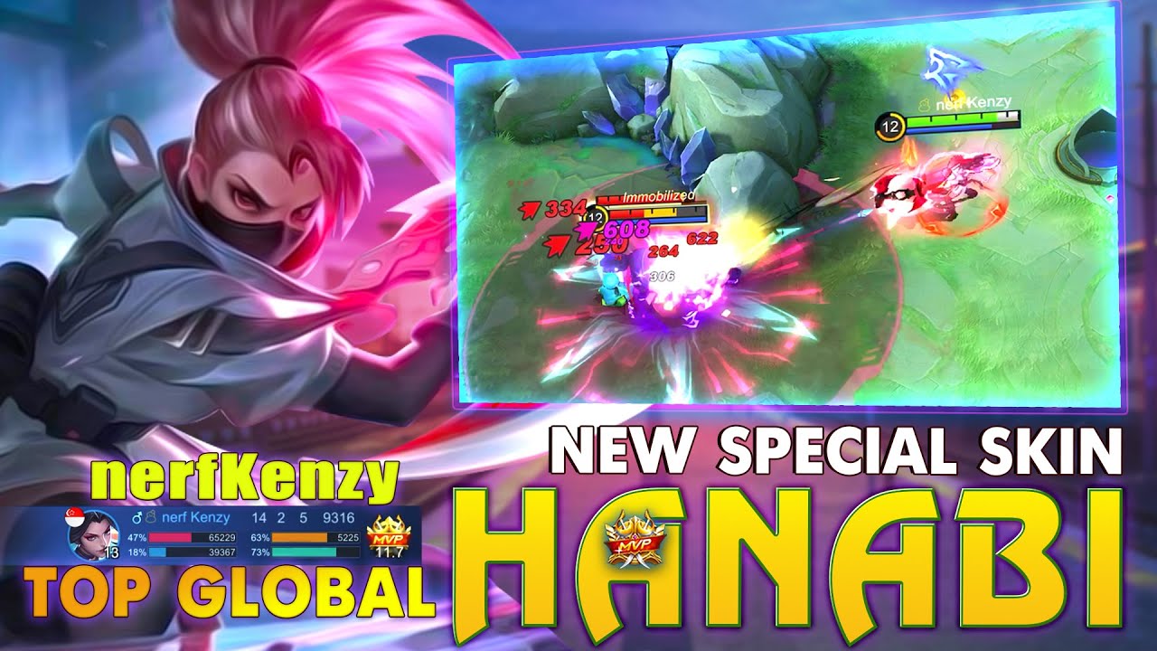 Hanabi New Special Skin Field Op Gameplay by nerfKenzy ~ MLBB - YouTube