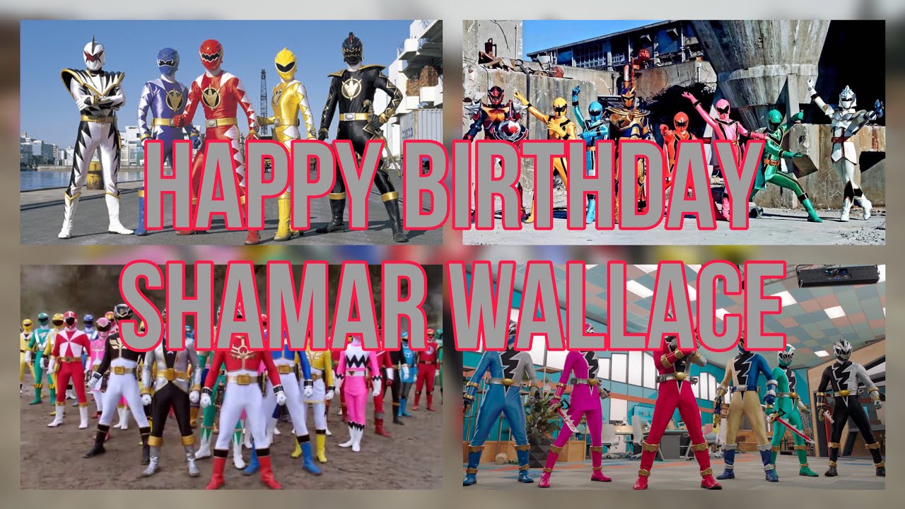 LBT Quick Vlog: Happy Birthday Shamar Wallace (My Power Ranger Friend ...