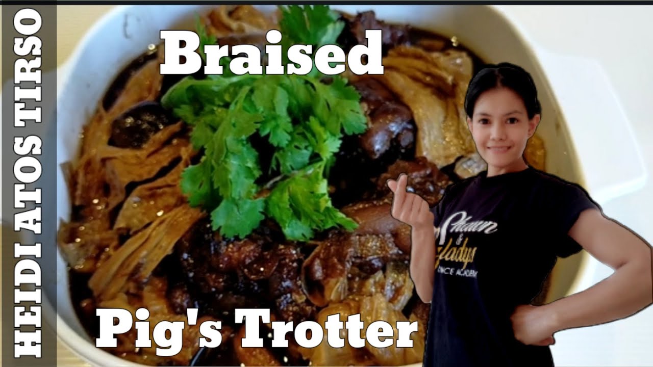 BRAISED PIGS TROTTER W/ BEAN CURD ||CHINESE STYLE - YouTube