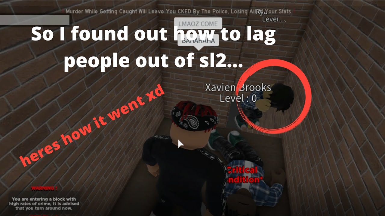 South London 2 - So I Found Out How To Lag People Out Of Sl2... #roblox ...
