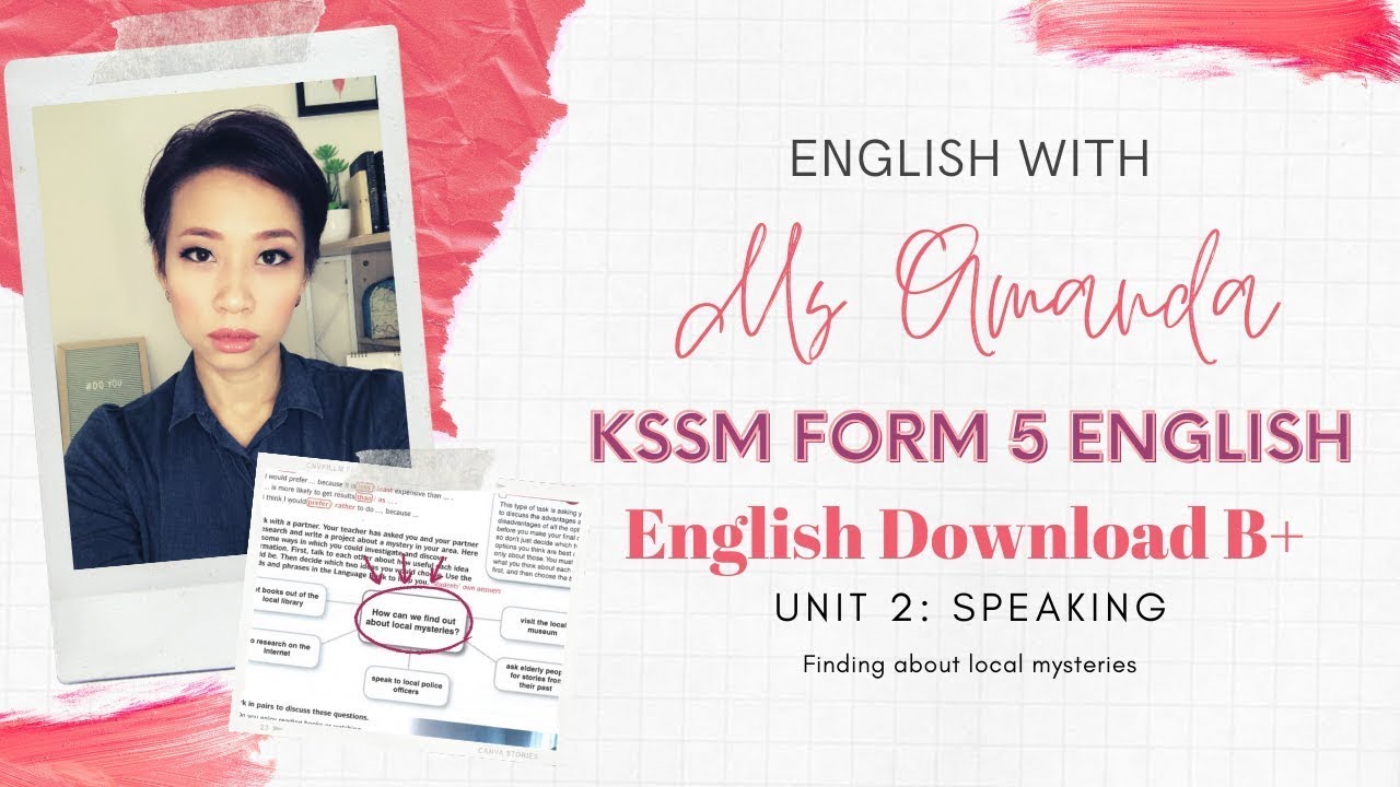 Unit 2: Speaking Form 5 English Download B+ Explained in Bahasa Melayu ...