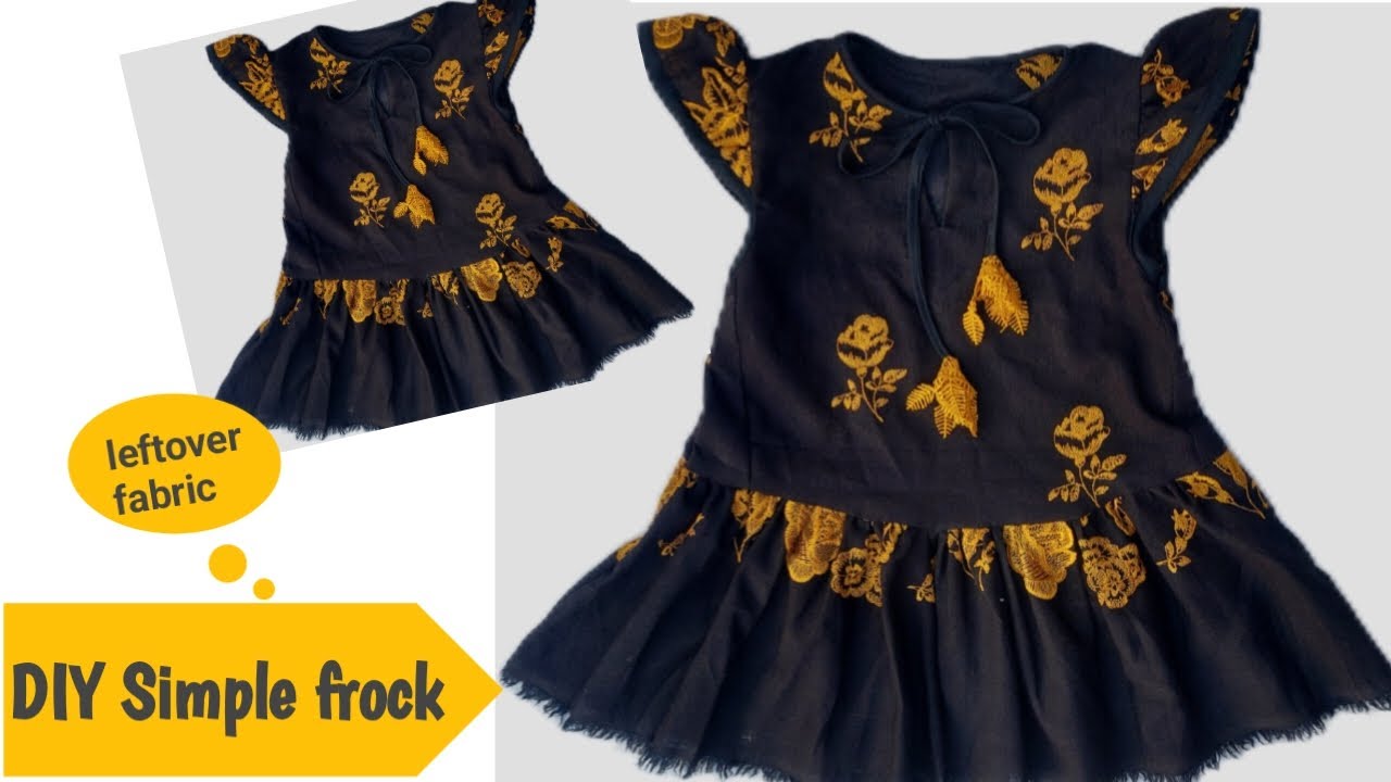 Very Easy Baby Frock Cutting and Stitching - YouTube