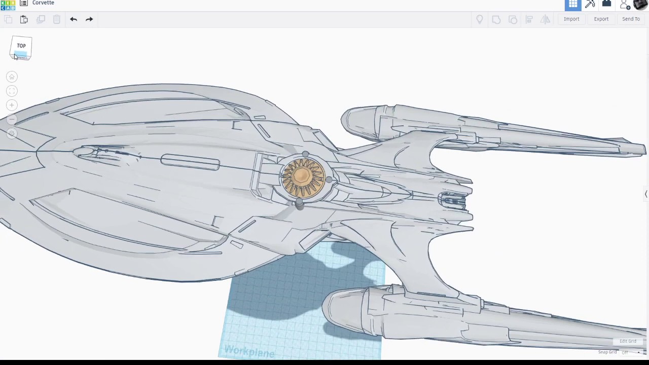 Corvette Class Starship - YouTube