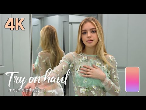 4k try on haul lingerie, micro bikini & see through transparent outfits keep or return haul 2
