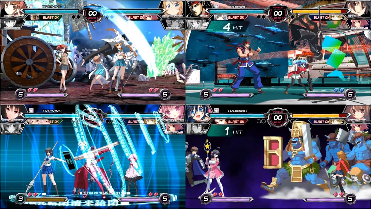 Dengeki Bunko Fighting Climax Ignition [PS3] All Assist Characters ...