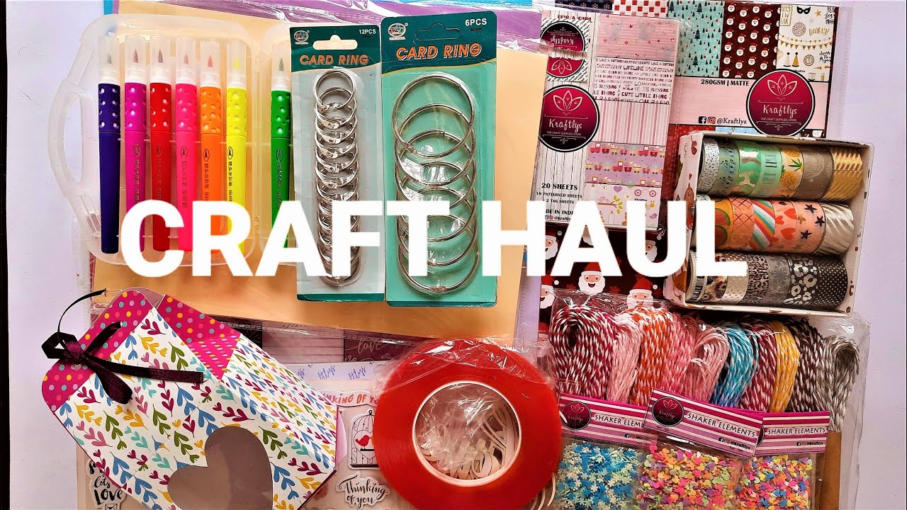Craft Haul | Card making Materials | Stationery Haul | Handmade Cards ...