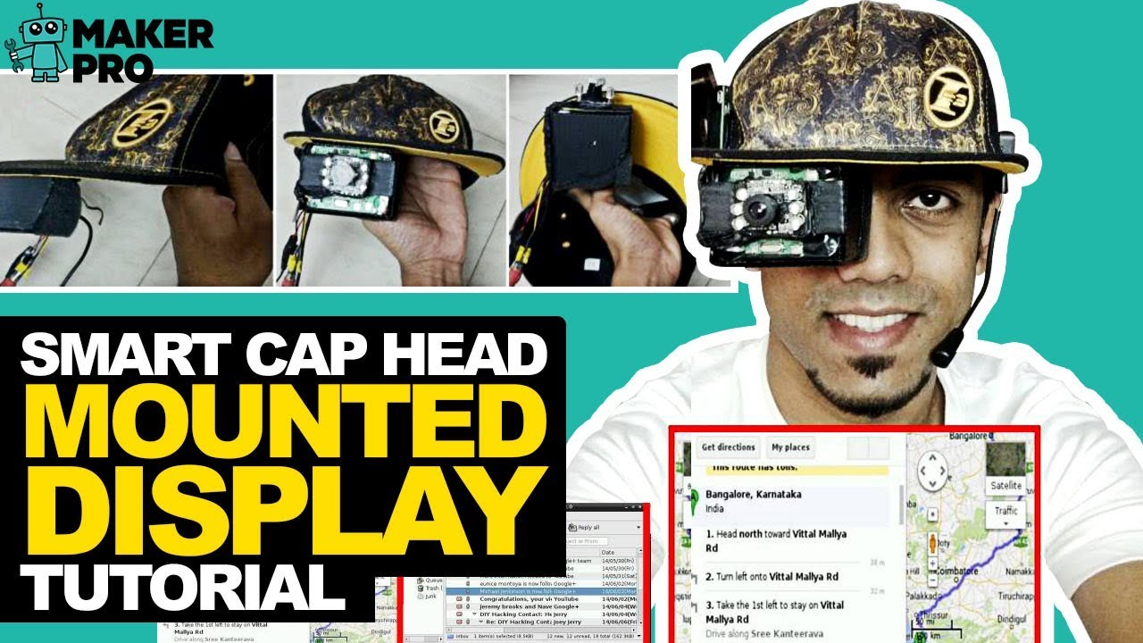 Smart Cap Head Mounted Display Tutorial - YouTube