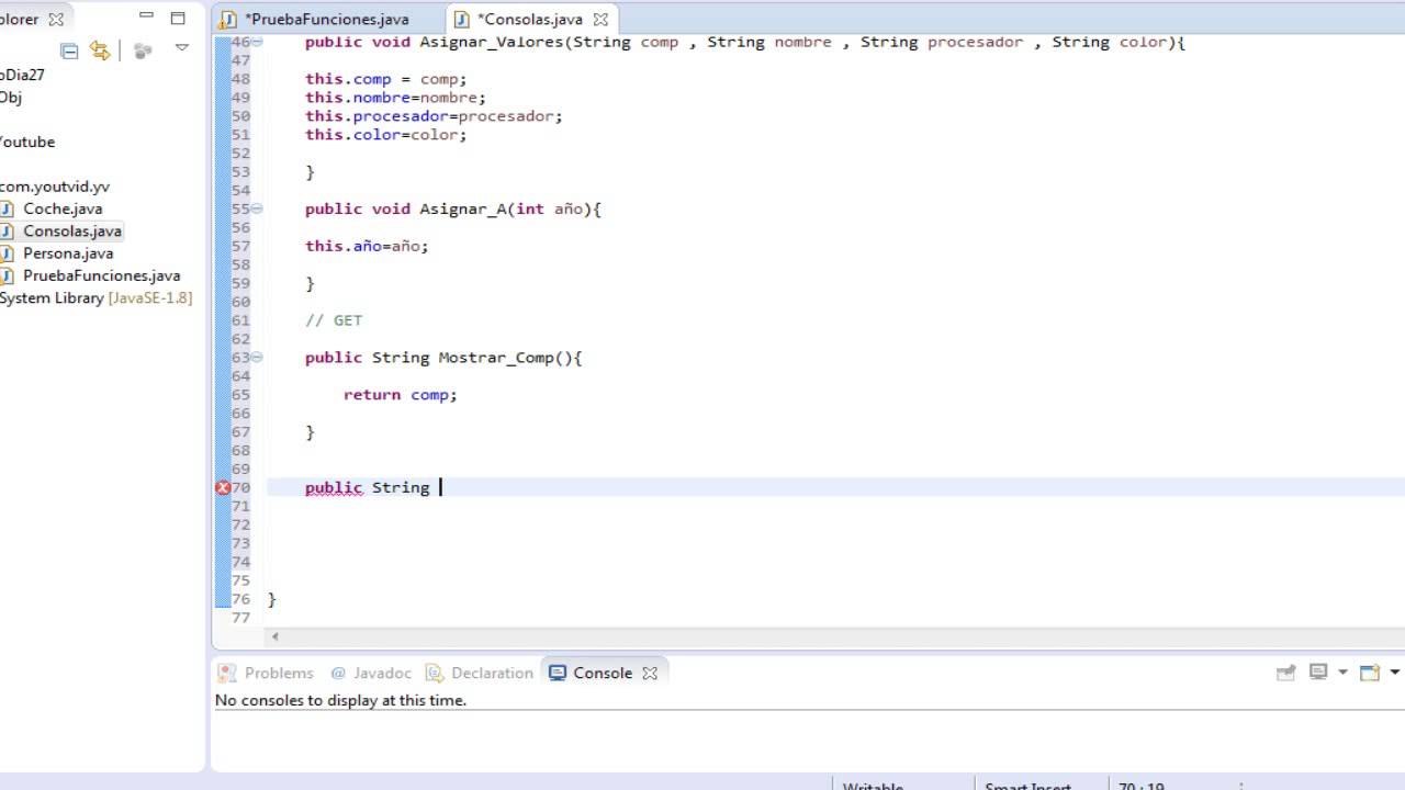 Aprendizaje de programación Java desde 0 y para novatos #23: Private (datos privados)) - YouTube
