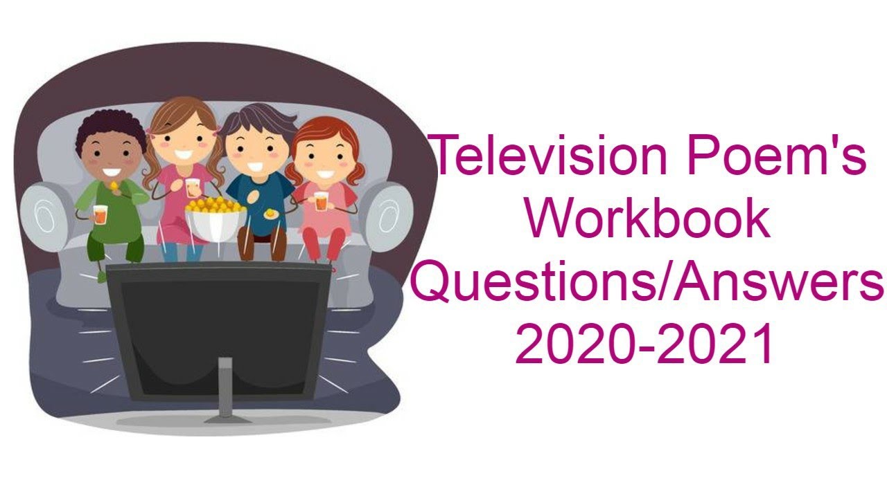 Television poem's workbook solution | Treasure Trove Workbook | ICSE 9 ...