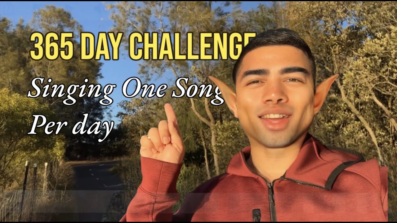 365 Day Singing Challenge. A Walking Singer Sings One Song Each Day for ...