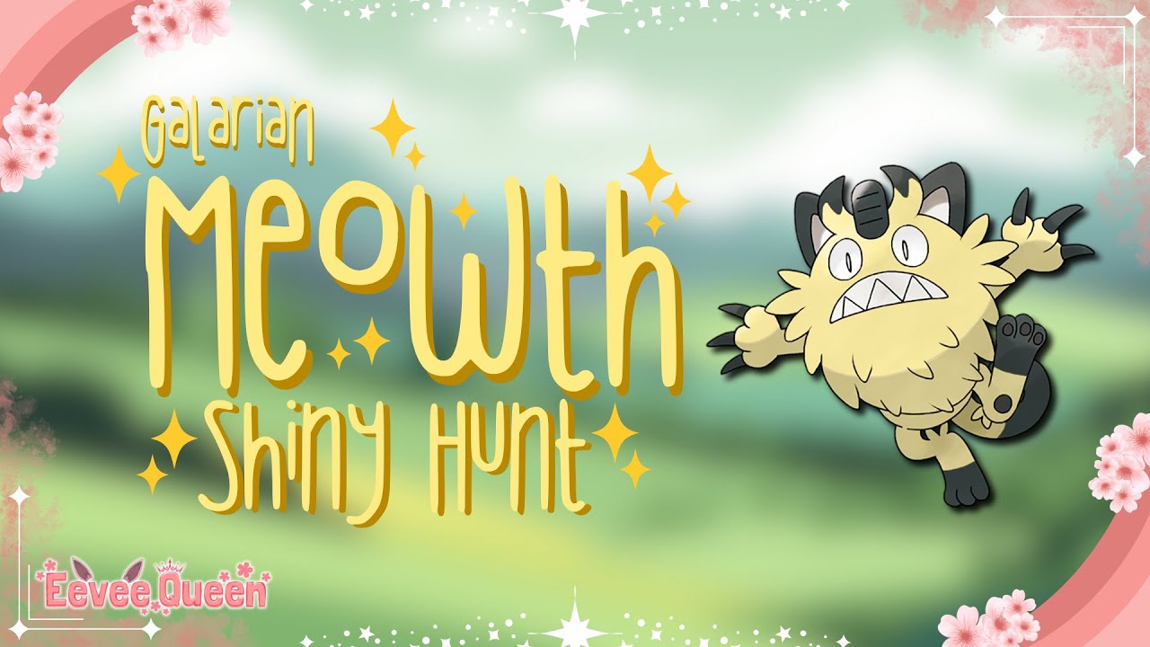 Shiny Galarian Meowth Encounter Hunt! Pokémon Shield #shorts - YouTube