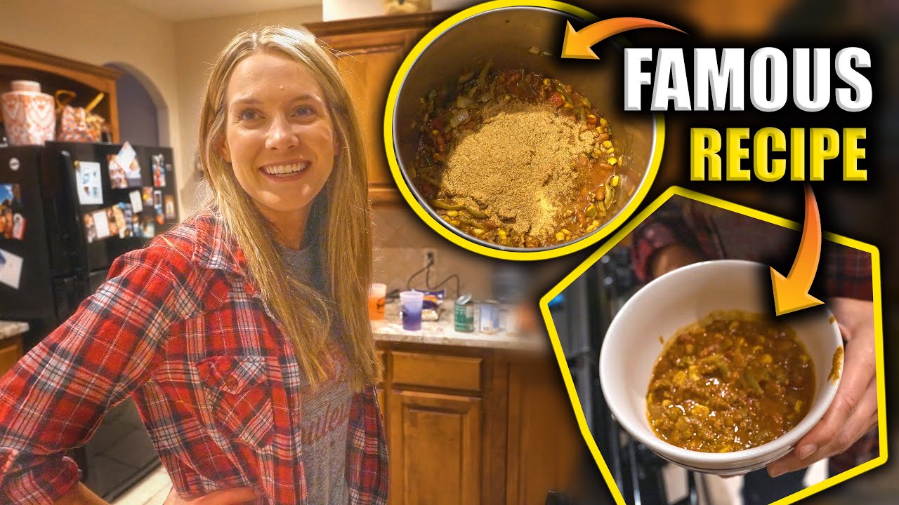 Cooking FAMOUS Chili / Dining With Danielle - YouTube