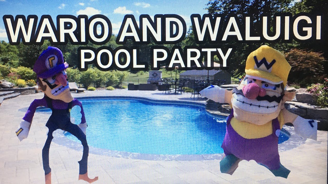 Wario And Waluige’s Pool Party - Super Mario Zack - YouTube