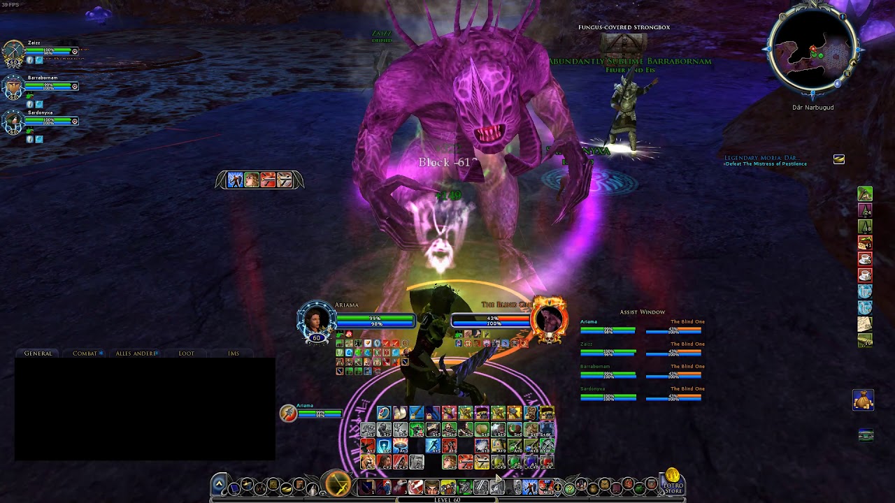 The Blind One Challenge Mode - 4man LVL 60 - Dâr Narbugud - Anor ...