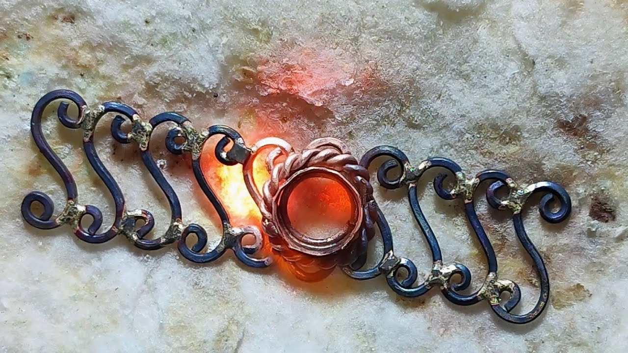 Copper RING Making💍 ! How To Make Ring with Copper Wire - YouTube