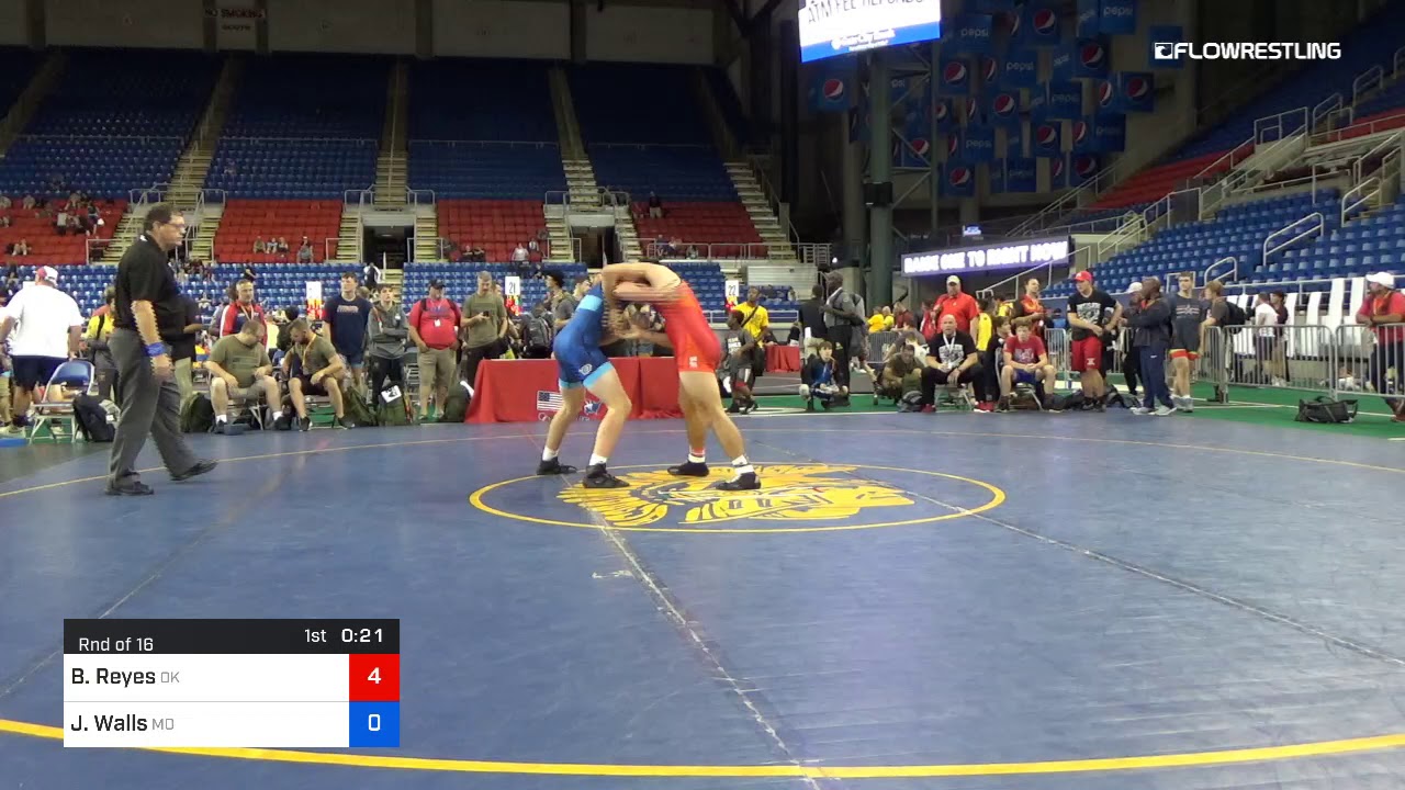 182 Lbs Rnd Of 16 Brannigan Reyes Oklahoma Vs Jaydon Walls Missouri ...