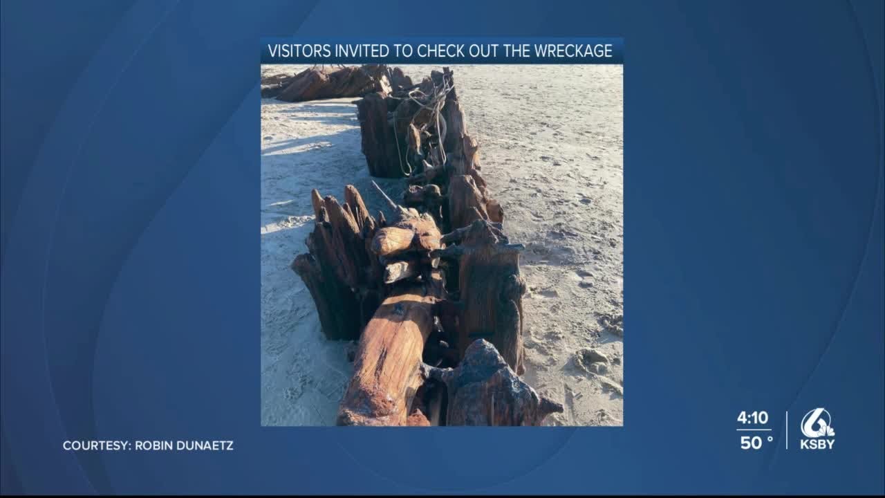 This century-old shipwreck in Lompoc may be visible during winter ...