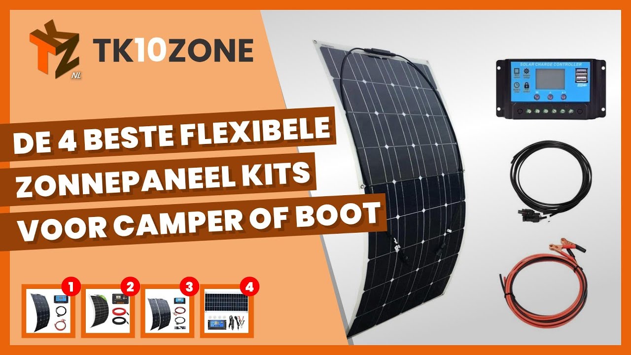 De 4 beste flexibele zonnepaneel kits voor camper of boot - YouTube