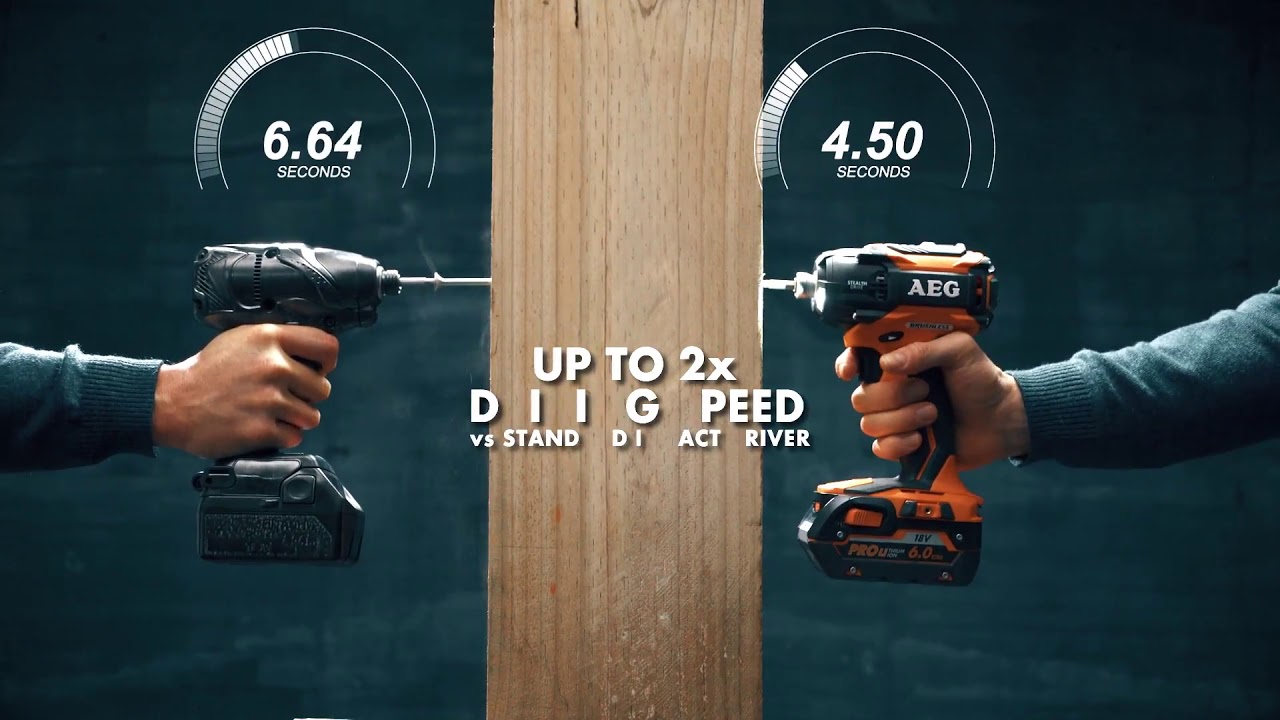 AEG Powertools -18v Silent Impact Driver - YouTube