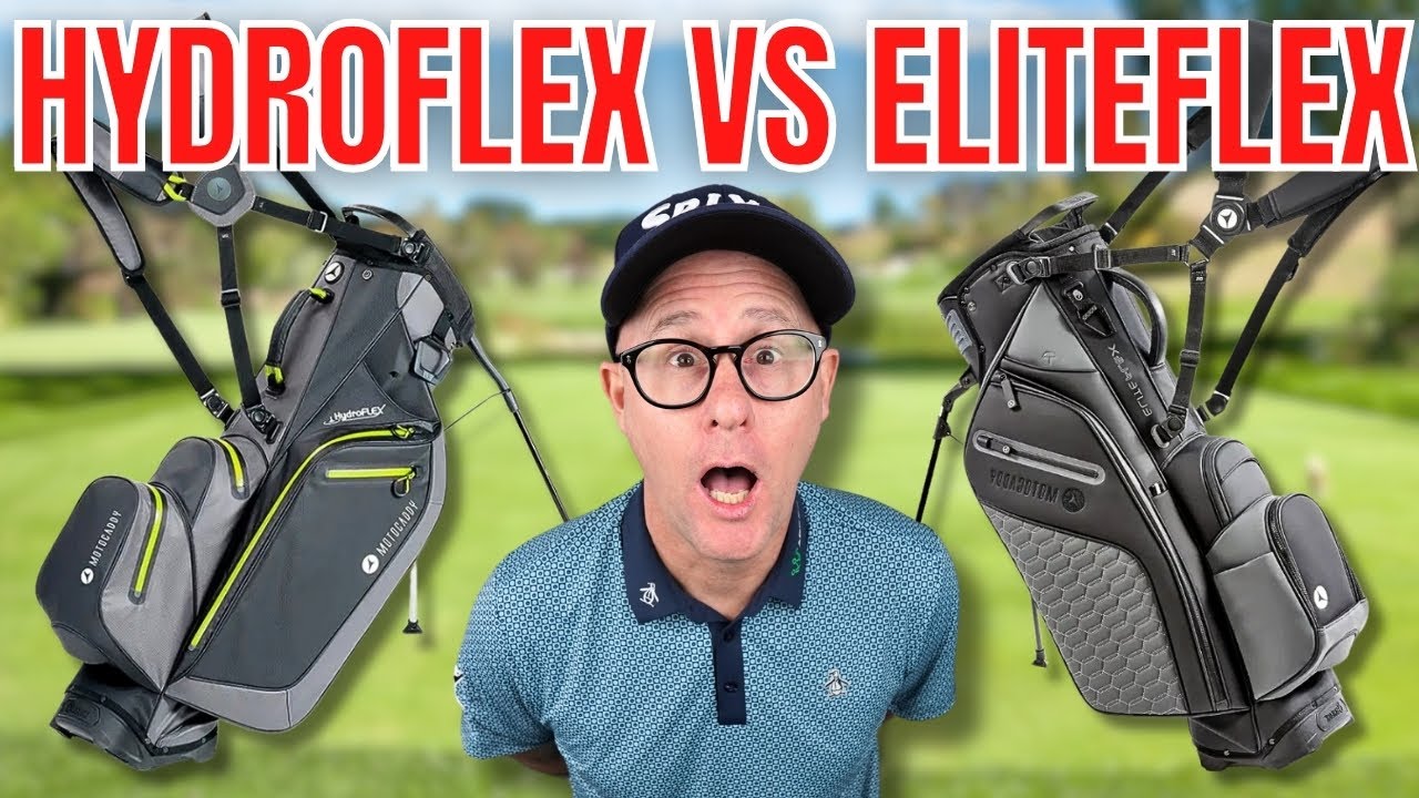 The Perfect Hybrid Golf Bags - Motocaddy HydroFlex vs EliteFlex - YouTube