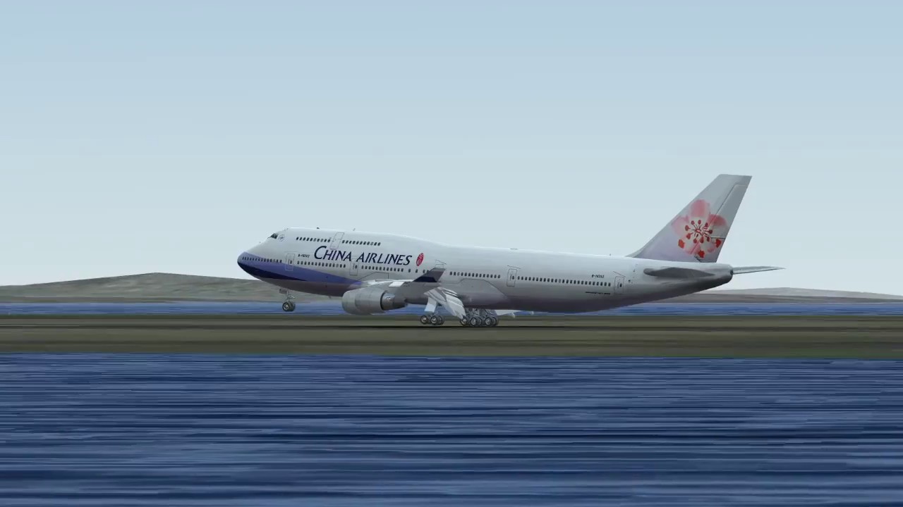 Infinite Flight - China Airlines Boeing 747-400 Landing Gear Close Up ...