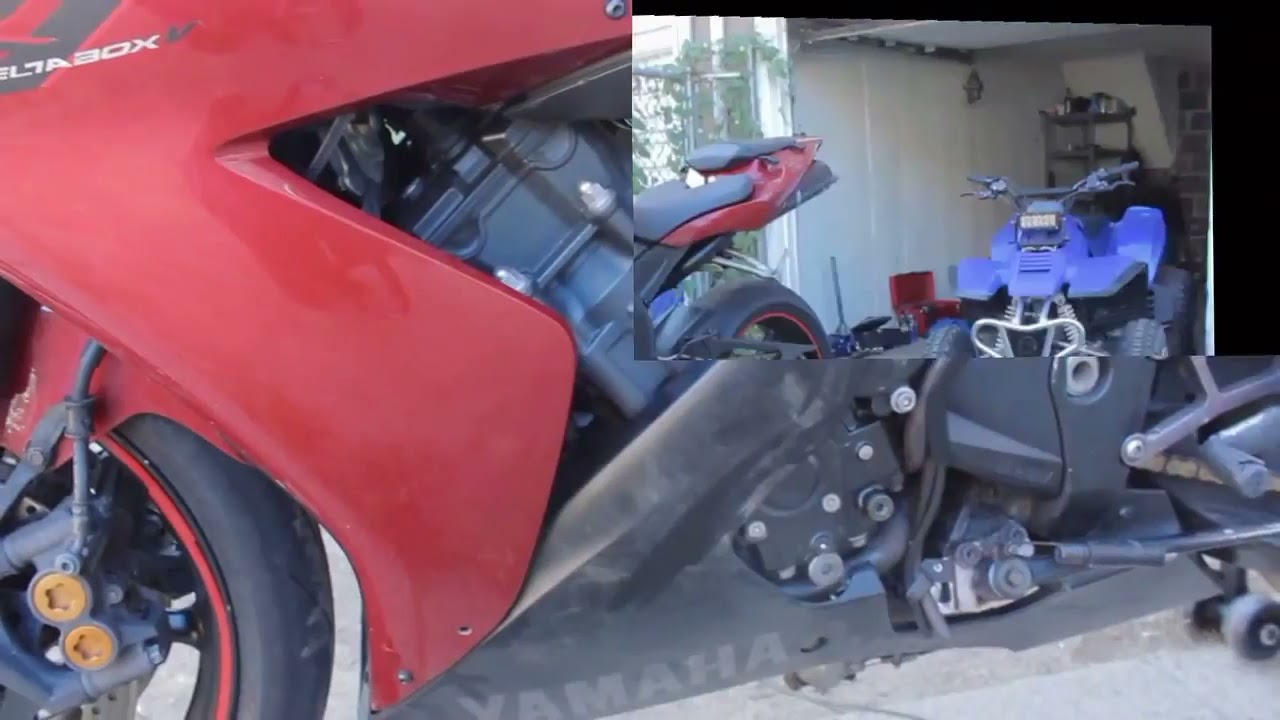 05 Yamaha r1 engine noise - YouTube