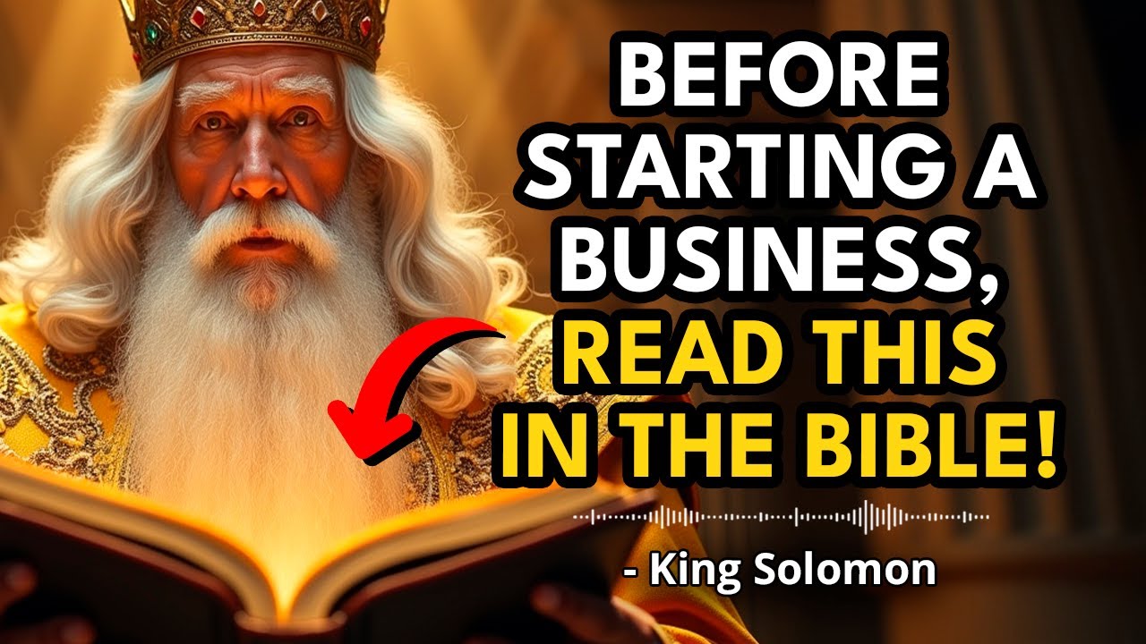 The Wisdom of the Richest Man in the Bible to PROSPER in Business ...