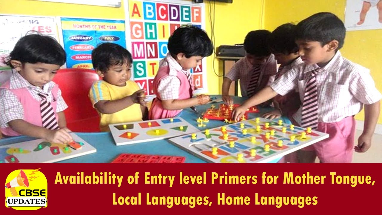 Availability of Entry level Primers for Mother Tongue, Local Languages ...