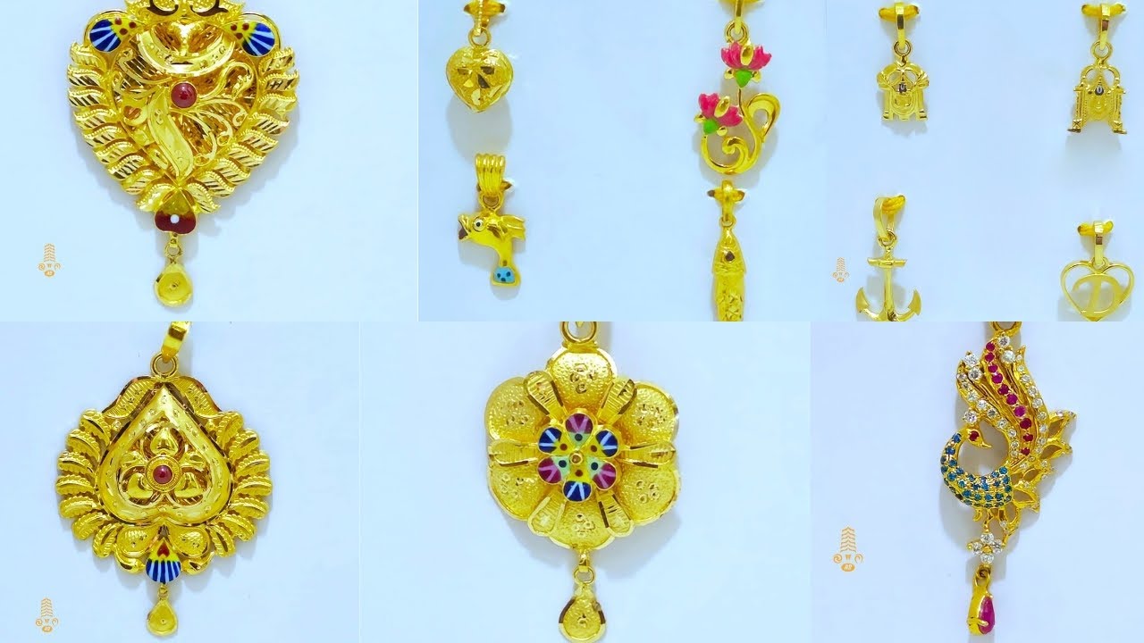 Exciting designs of pendant | Daily wear pendants - YouTube