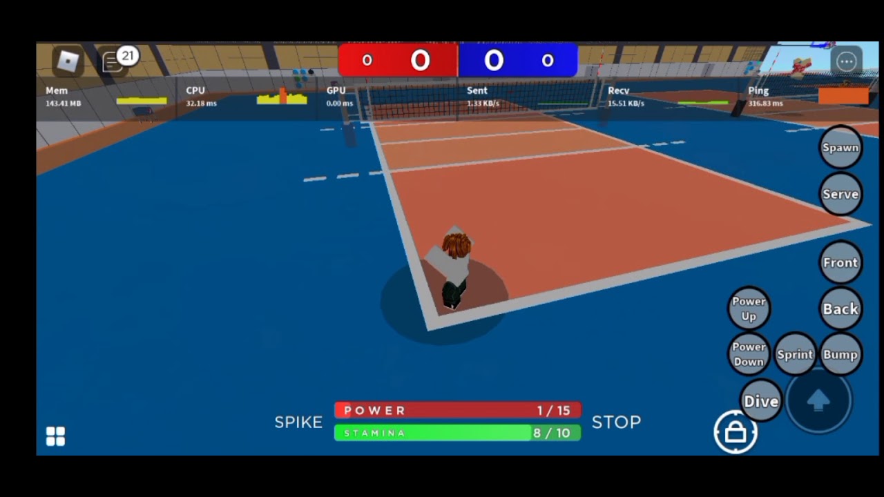 My Serve in 300 pings | Volleyball 4.2 Roblox #4 - YouTube