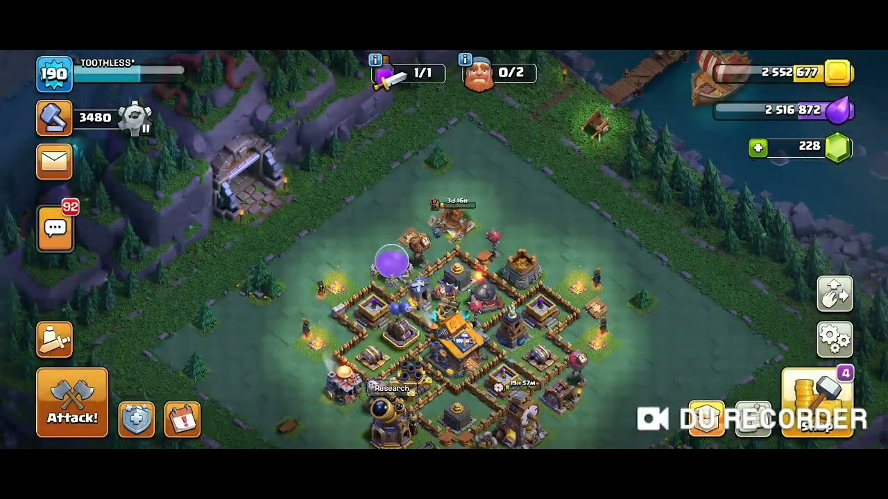 BEST TROPHY PUSHING BASE FOR BUILDER HALL 10 WITH LINK - YouTube