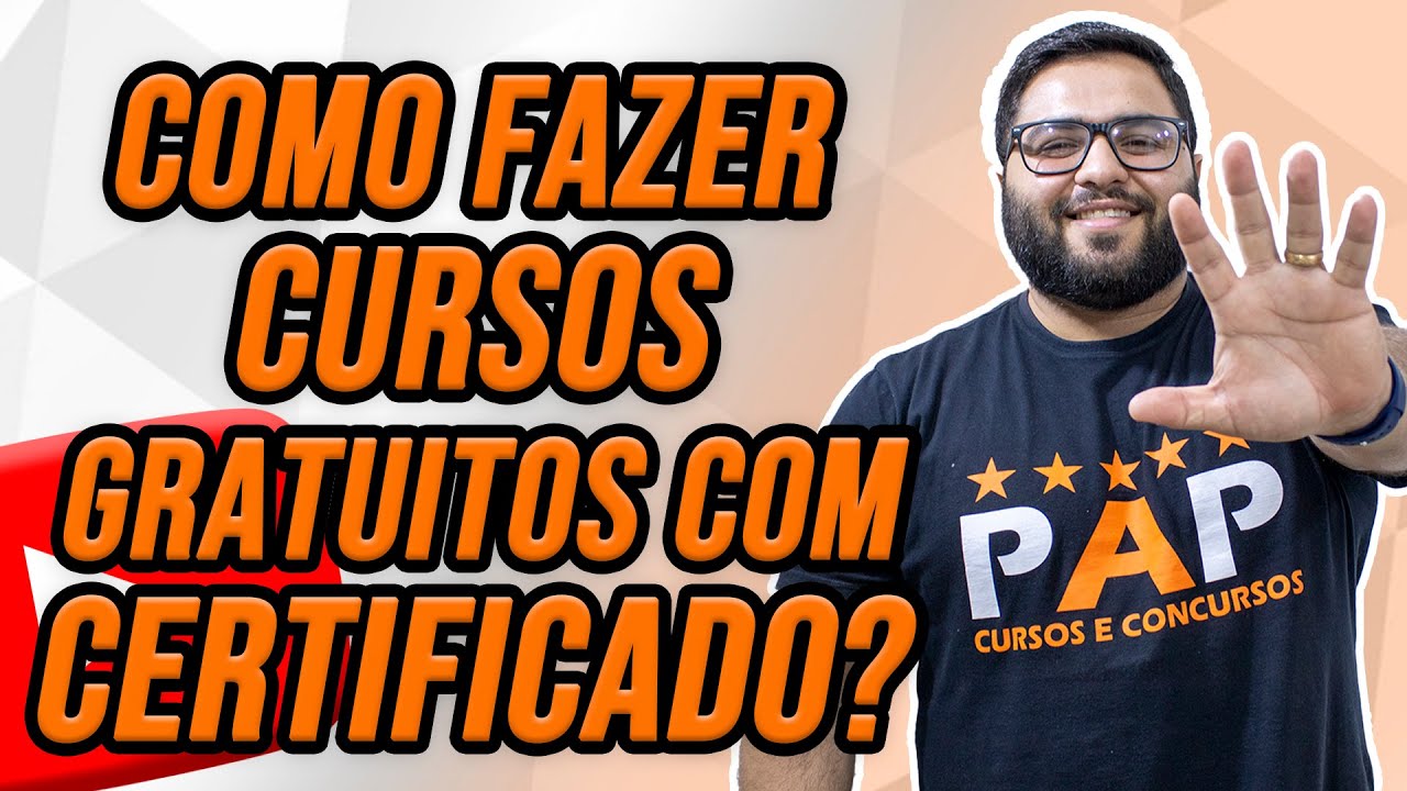 CURSOS ONLINE GRATUITOS COM CERTIFICADO? - YouTube