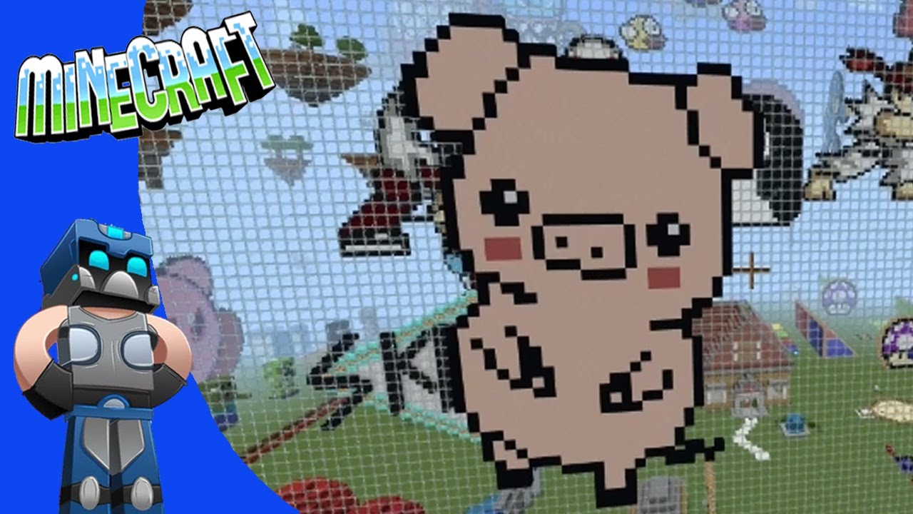 Cerdo Kawaii Pixel art Minecraft Tutorial / Como hacer un Cerdo Kawaii ...