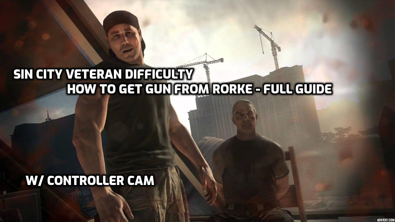 COD Ghosts - Start of Sin City Campaign Glitch Veteran Guide W/Controller Cam - YouTube