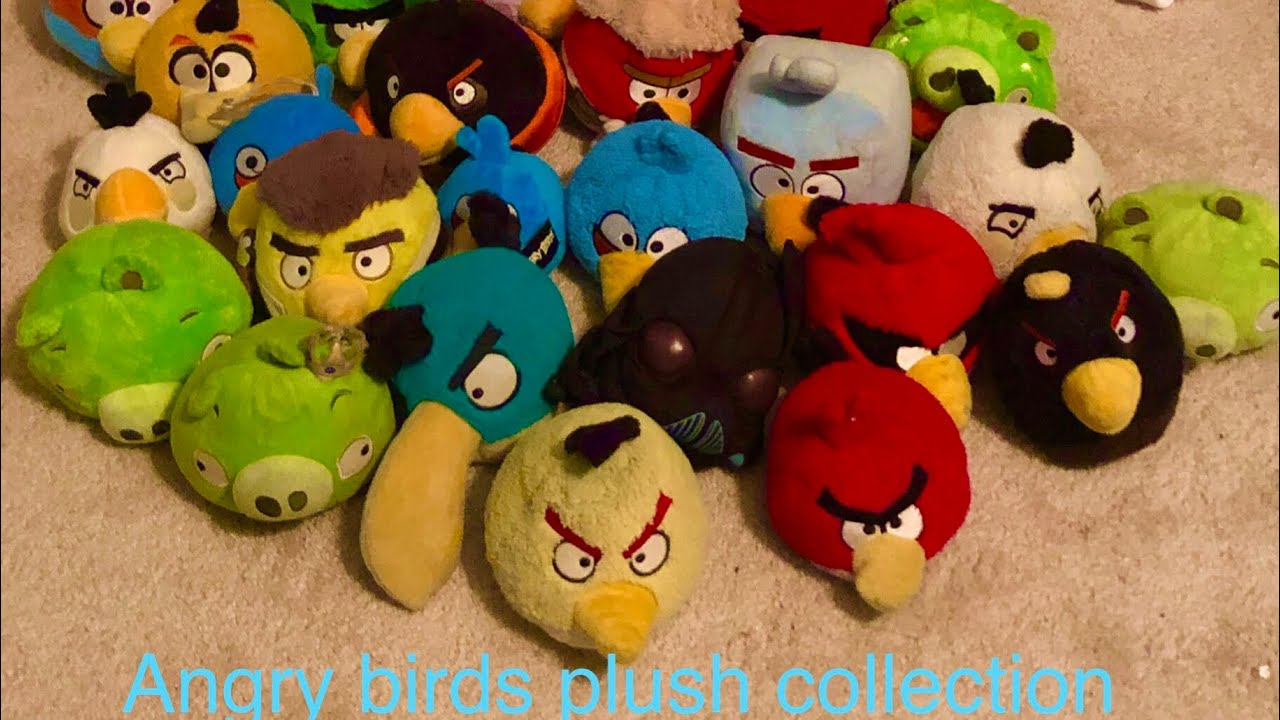 Angry birds plush collection - YouTube