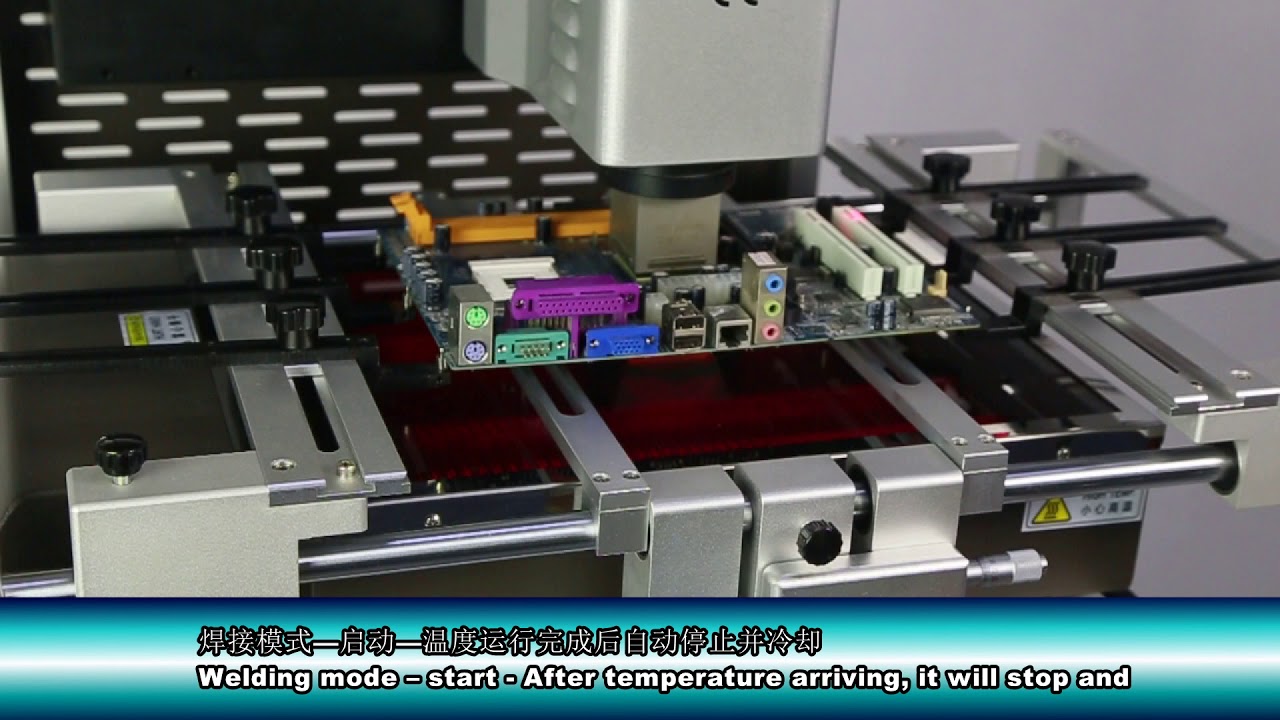 Seamark ZM-R720 high definition BGA LED rework station rework process ...