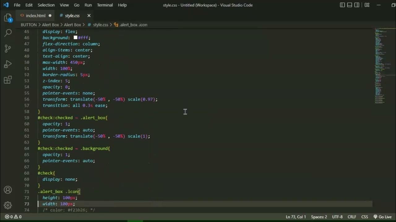 1 alert box - YouTube