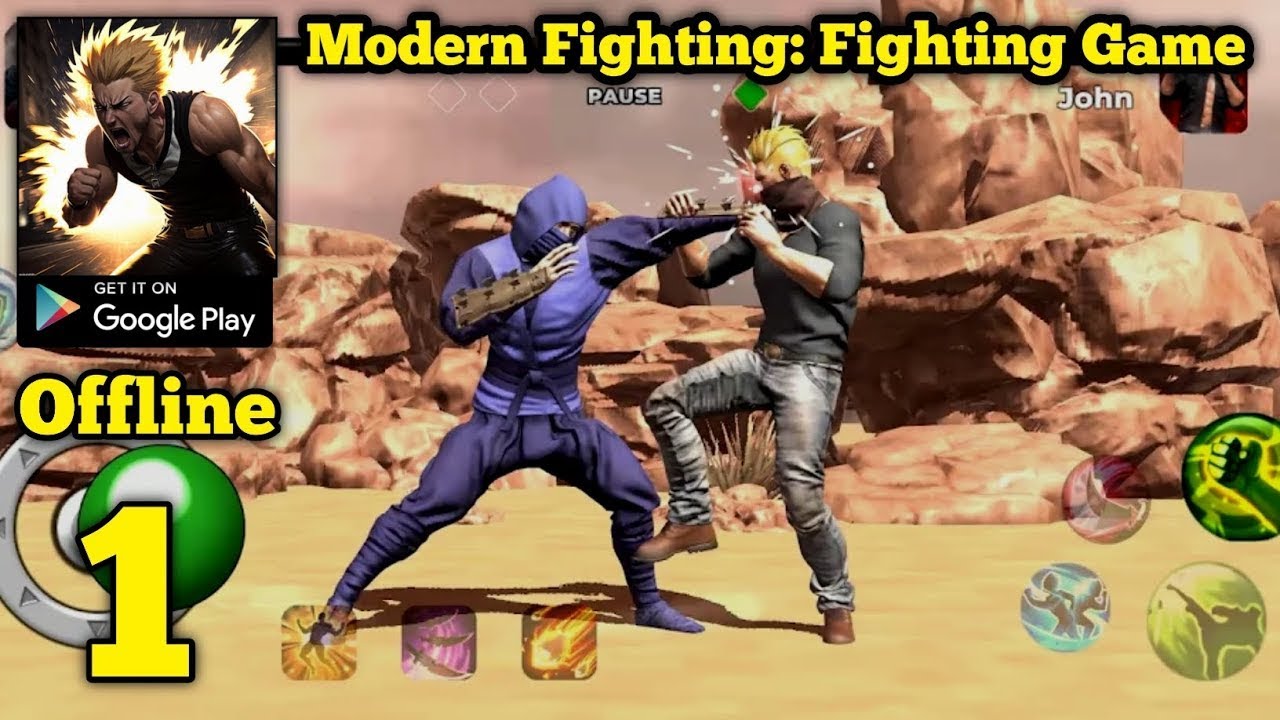 Modern Fighting Gameplay Walkthrough Android/IOS - YouTube