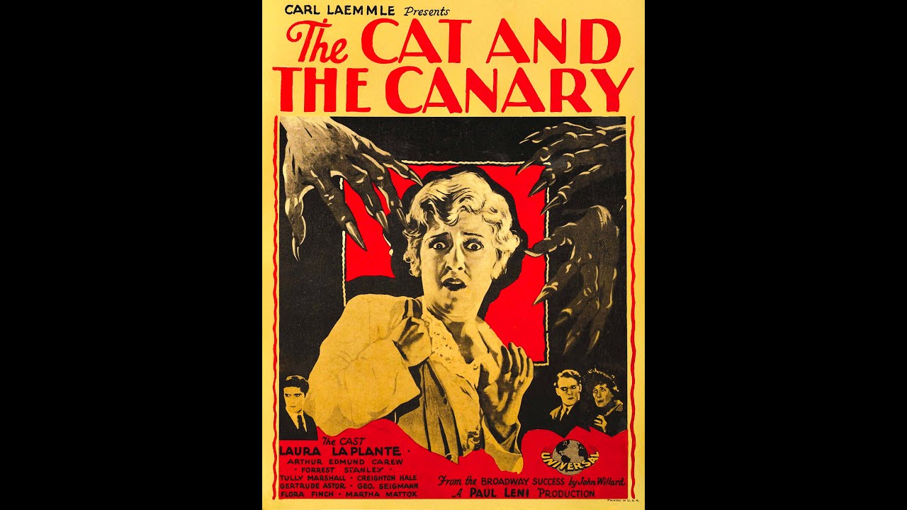 The Cat and the Canary (1927) by Paul Leni High Quality Full Movie ...