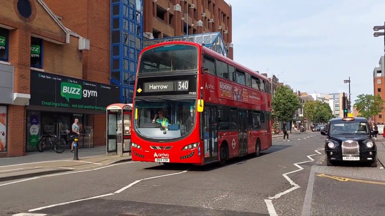 Buses at Harrow Bus Station - YouTube