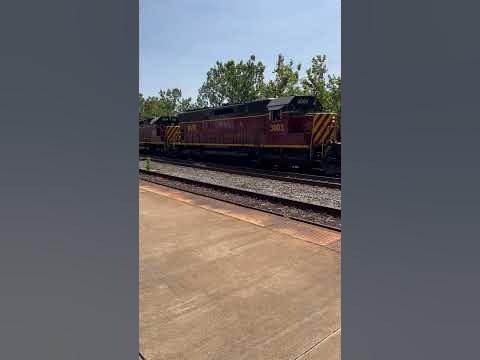 SWP /w a burnt out ditch light pulling out of Connellsville PA Yard #train #railroad #railway # ...