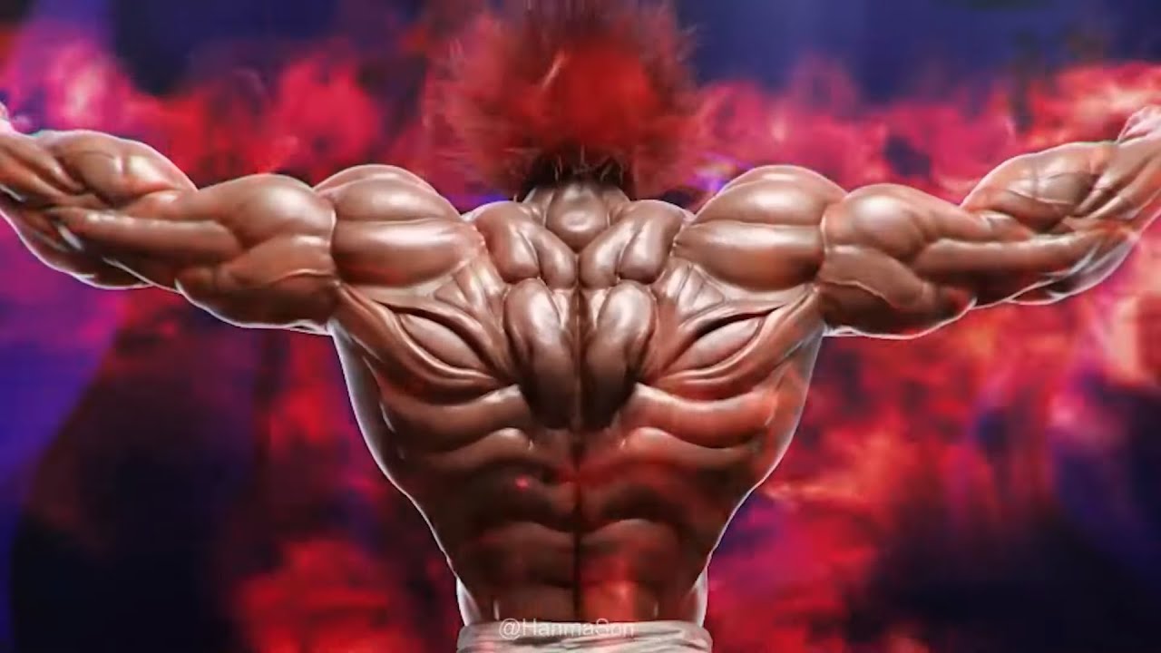 Baki - Yujiro shows his demon face muscles - YouTube