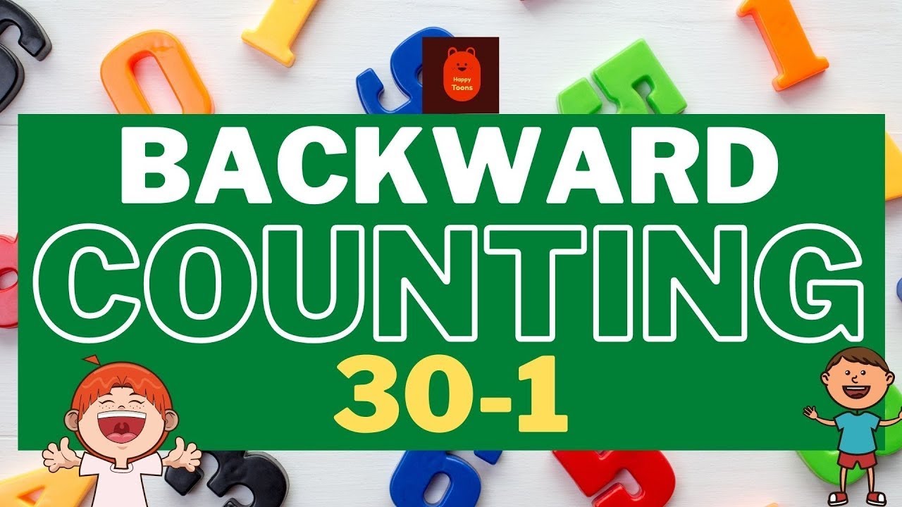 Backward Counting | Reverse Counting | LKG | UKG Learn Numbers For Kids ...