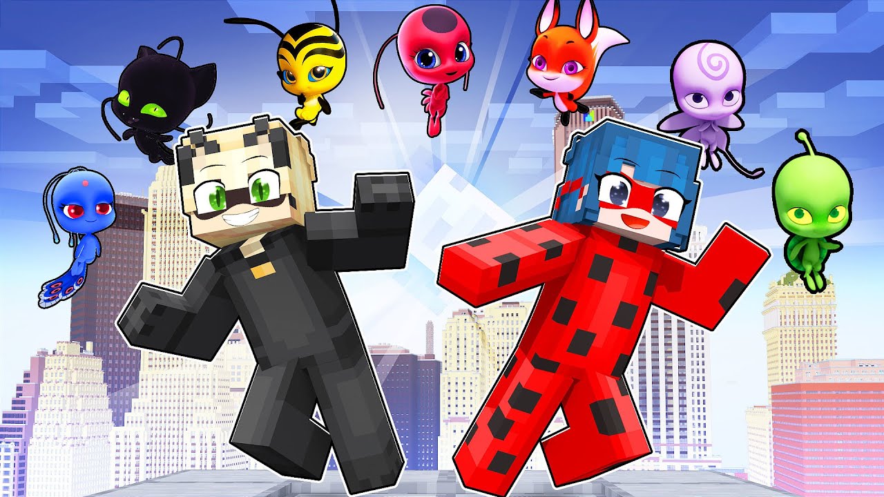 *NOVO* MOD DA LADY BUG no MINECRAFT!! (Todos Miraculous, Kwami ) - YouTube