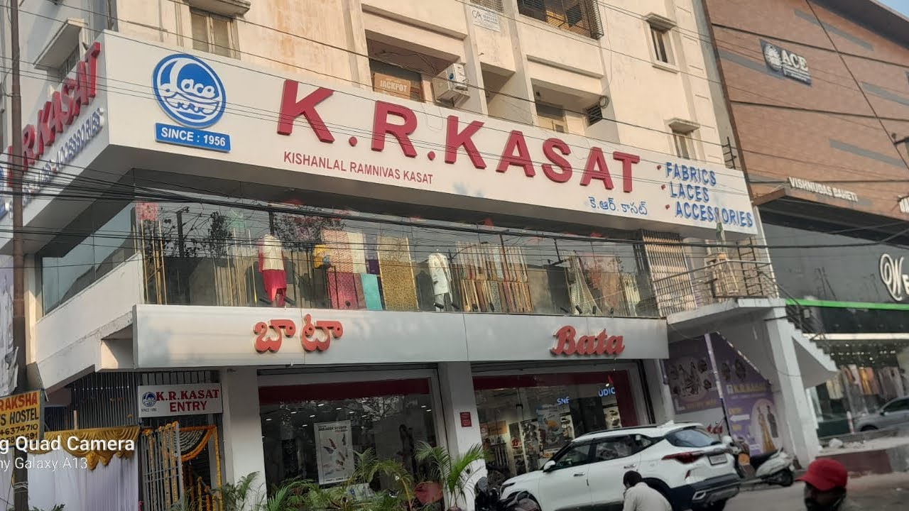 K.R .KASAT opening in kothapet - YouTube